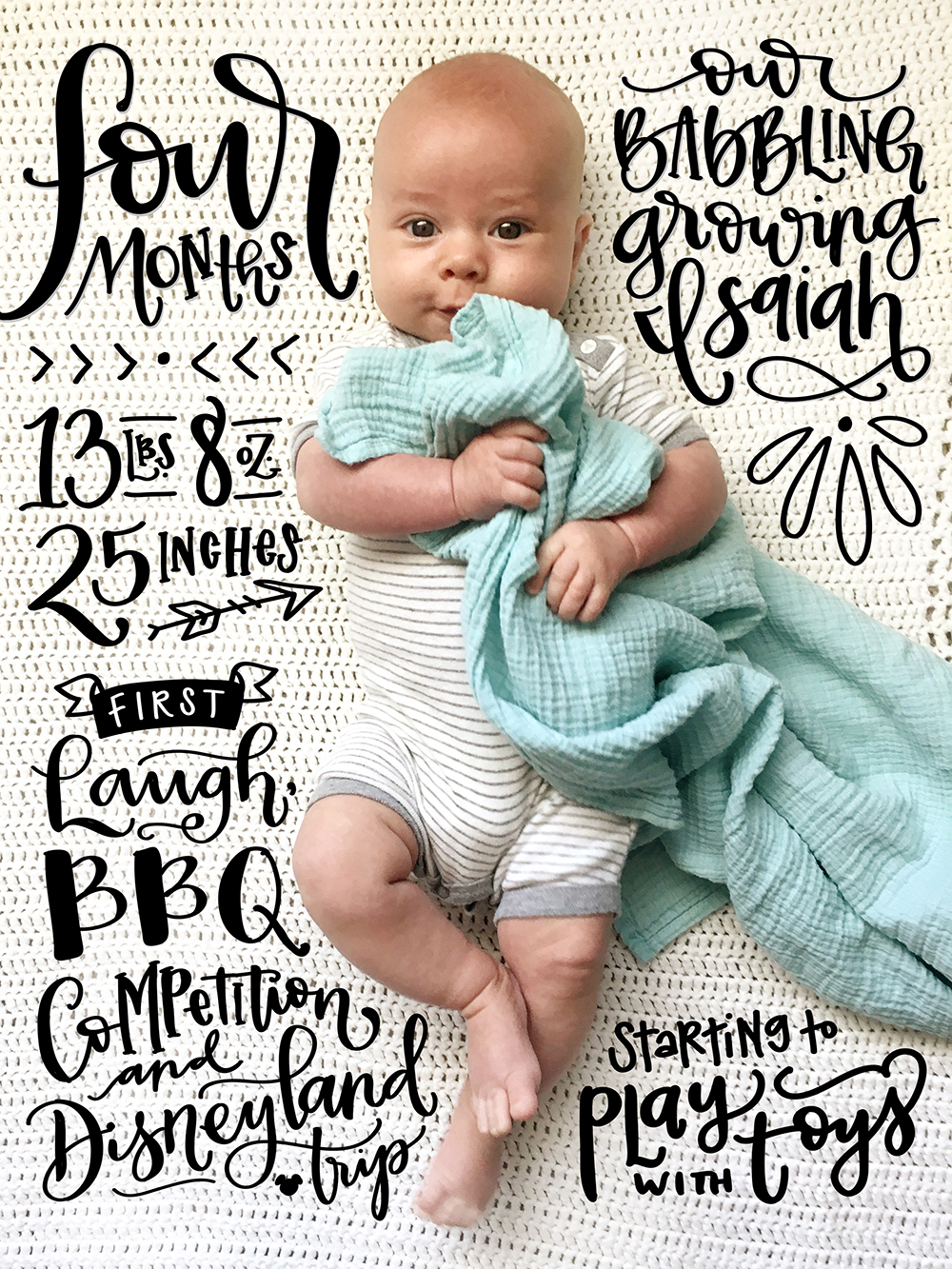 Four Month Old Isaiah – Sam Allen Creates