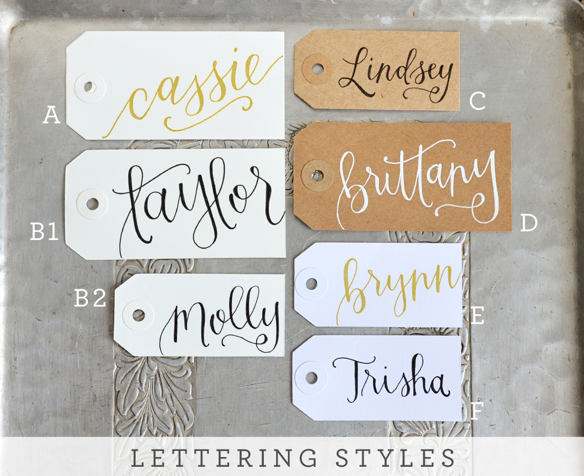 Handwritten Name Tags – Sam Allen Creates